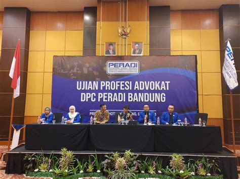 Ujian Profesi Advokat DPC PERADI Bandung Buser News