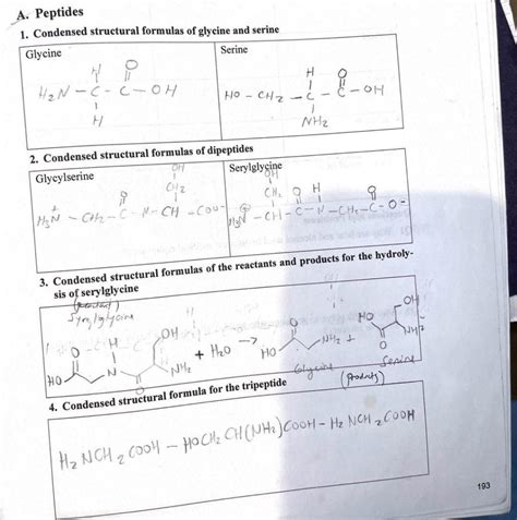 Solved Consider The Following Two Peptides From Section A Of