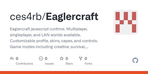 GitHub Ces Rb Eaglercraft Eaglercraft Javascript Runtime Multiplayer Singleplayer And LAN