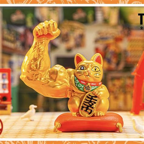[พร้อมส่ง] Toptoy Lucky Cat แมวนางกวัก นักกล้าม 💪🏻 ของสะสม แมวกวัก แมวนางกวักนักกล้าม โมเดล แมว