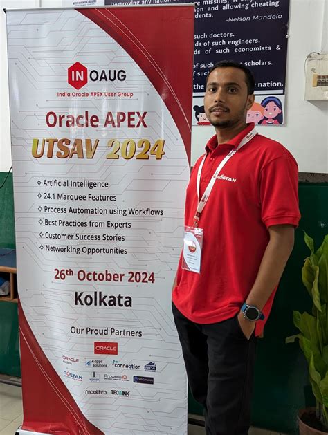 Purandar Das On Linkedin Oracle Utsav2024 Oracleapex Developer