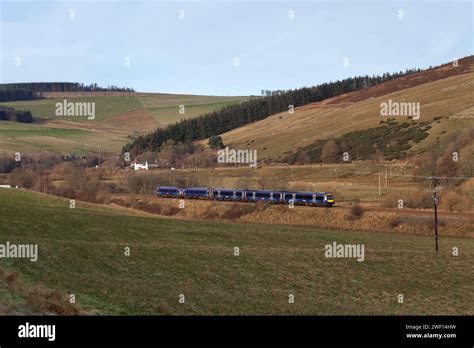 Scotrail Class 170 Turbostar Class 158 Sprinter Trains Approaching