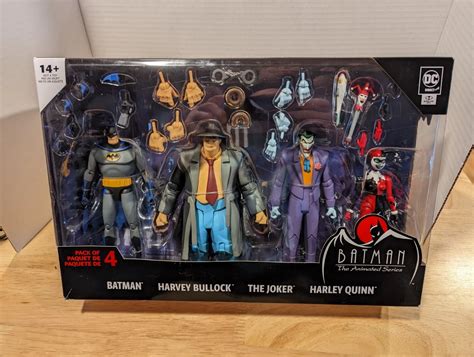Batman The Animated Series 4 Pack Figure Set Unveiled By 60 Off