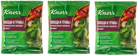 Приправа KNORR Универсальная, 3 уп по 200 г - купить с доставкой по ...