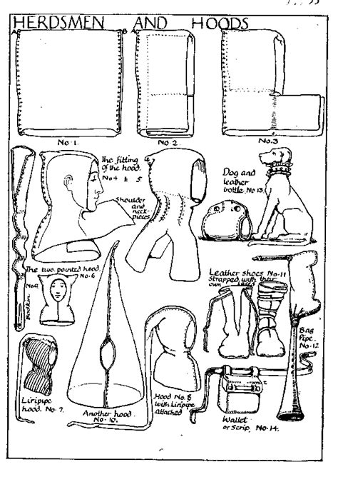 26 Medieval Hood Sewing Pattern Floydgayleen