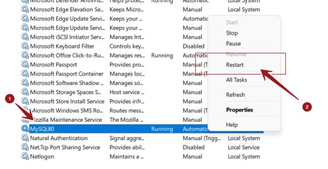 Start Mysql Server On Windows 11