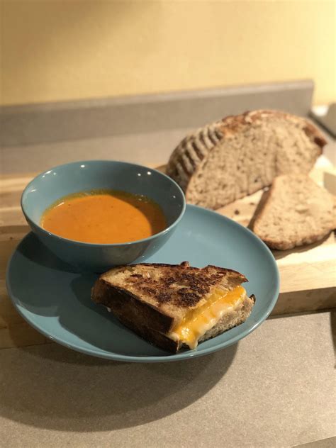 Cheddar And Muenster On Homemade Semi Sourdough Rgrilledcheese