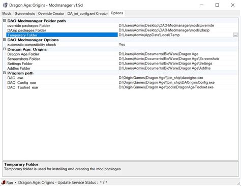 DAO Modmanager