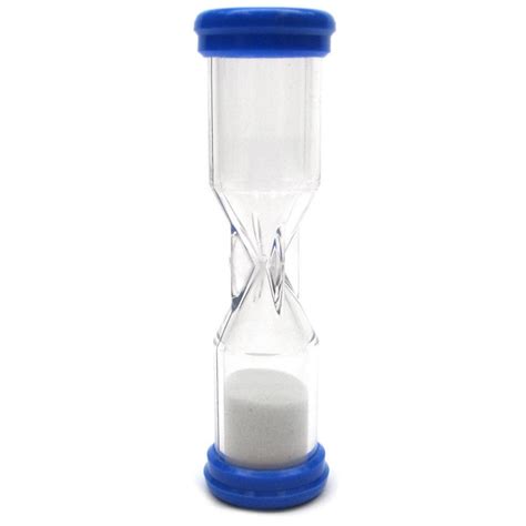 Components Sand Timer Hourglass 2 Minute Blue Caps The