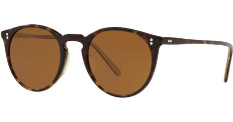 Oliver Peoples 0ov5183s Round Brown • Find At Klarna