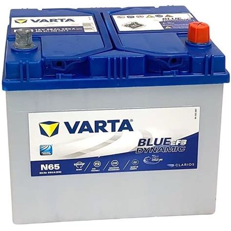 Автомобильный аккумулятор Varta 65Ah-12v BD (N65) EFB, R+, EN650 Азия ...