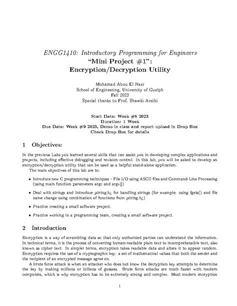 01 Engg1410 F23 Mini Project 1 Engg1410 Introductory Programming