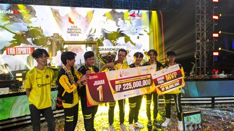 Pajajaran Esports Juarai Liga Esports Nasional 2023 KAORI Nusantara