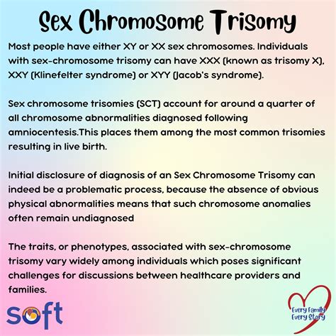 Soft 💙🌿 Lets Talk About Sex Chromosome Trisomy 🌿💙 Did You Know That