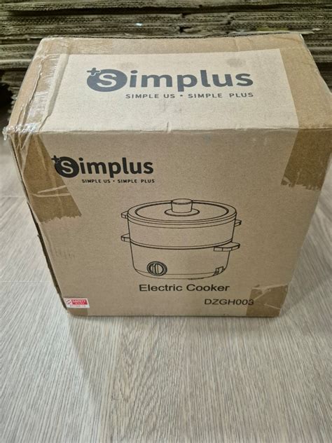 Simplus Electric Cooker Dzgh003 Tv And Home Appliances Kitchen