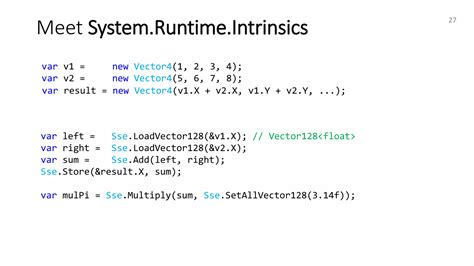 Egor Bogatov Net Core Intrinsics And Other Micro Optimizations