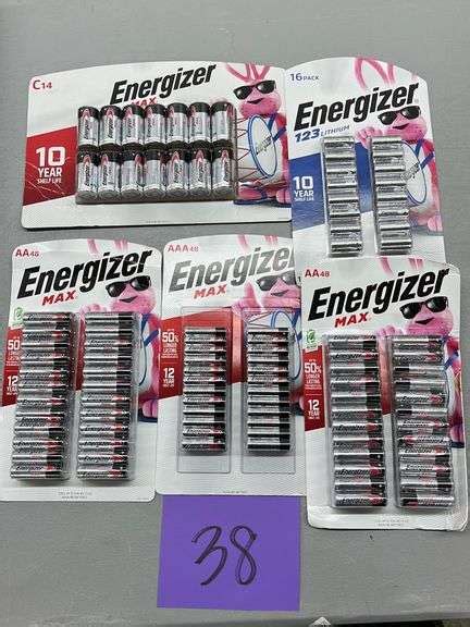 5 Packs Of Assorted Batteries Earls Auction Company