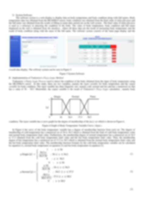 solution implementation of tsukamoto s fuzzy logic on body condition