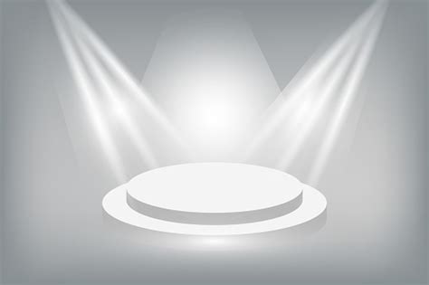 둥근 받침대 우승자 포디움 챔피언 원형 베이스 1위 트로피 어워드 수상 모형 빈 흰색 계단 가정의 방에 대한 스톡 벡터 아트 및 기타 이미지 Istock