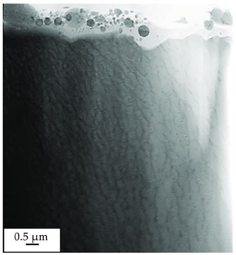 Electron Microscopic Image Stem Analysis Method Of A Foil Section