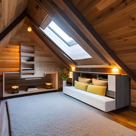 17 A Cozy Attic Bedroom With Sloped Ceilings Built In Storage And A