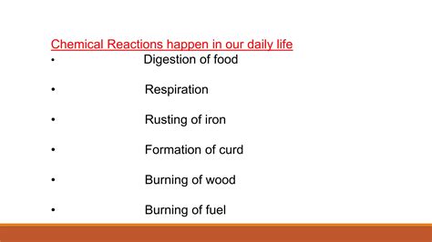 Chemical Reactions And Equations Ppt Pptx