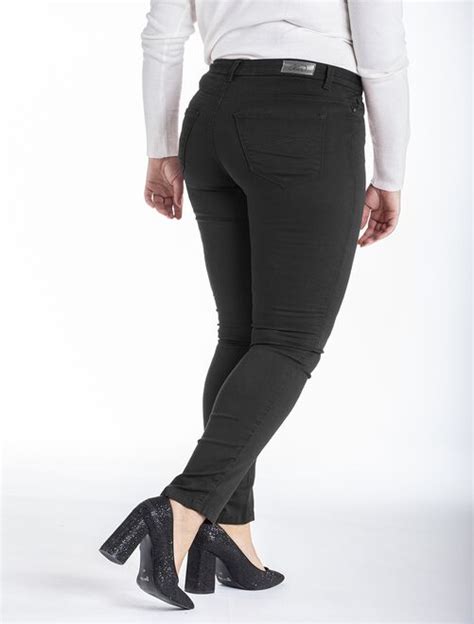 Jean Slim Noir Taille Haute