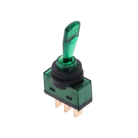 Automotive Toggle Switch 3 Pin On Off With Lamp 12v 20a Led Light