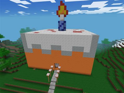 Торт в майнкрафте постройка 68 фото