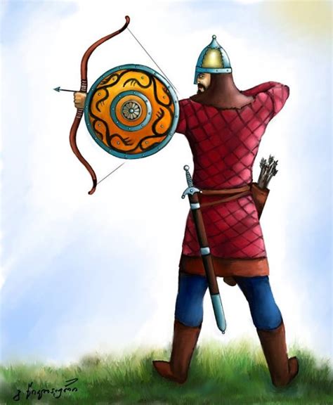 ქართველი მეომრები მხატვარი გიორგი წიკლაური