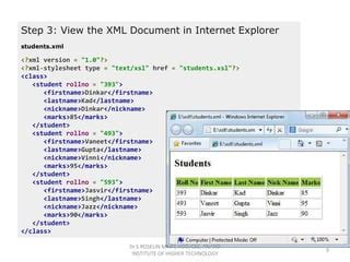 Service Oriented Architecture UNIT 2 XSL PPT