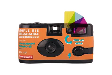 Lomography Simple-Use Film Camera Lomochrome Turquoise