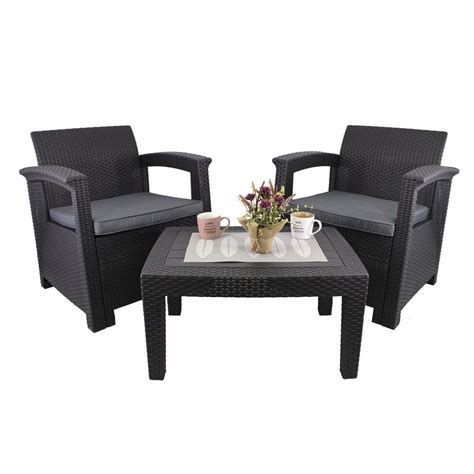 Комплект садовой мебели Garden Line BERNY Черный Garden Line™ - купить ...