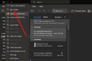How To Use Outlook As An RSS Feed Reader