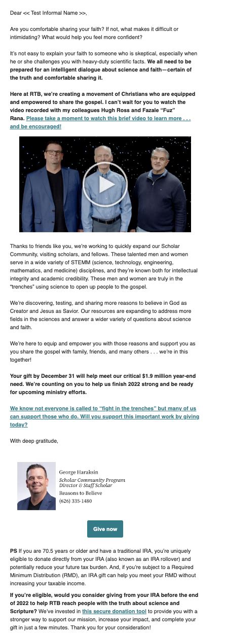 How Adding An Additional And Different Cta In The Ps Of An Email Appeal