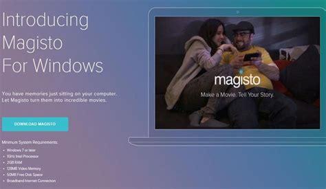 El editor de vídeo Magisto estrena aplicación para Windows