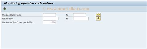 Sbds3 Sap Tcode Open External Bar Codes