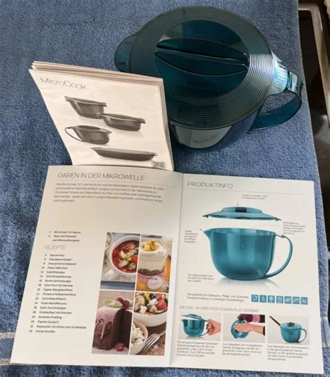 Tupperware® Microcook Mikrowellenkanne Mit Deckel Rezeptheft Beides
