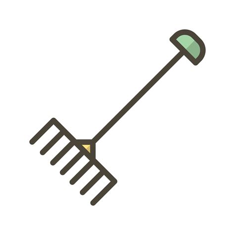 Rake Vector Icon 351742 Vector Art At Vecteezy