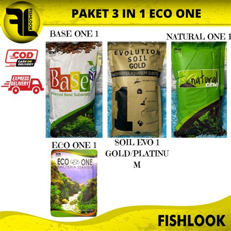 Jual Paket One Riset Media Tanam Aquascape Aquarium Base Natural Eco