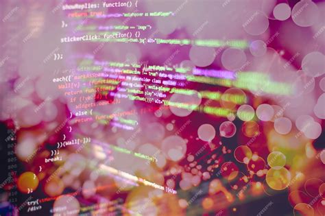 Premium Photo Programmer Working In A Software Develop Company Office Digital Binary Data On