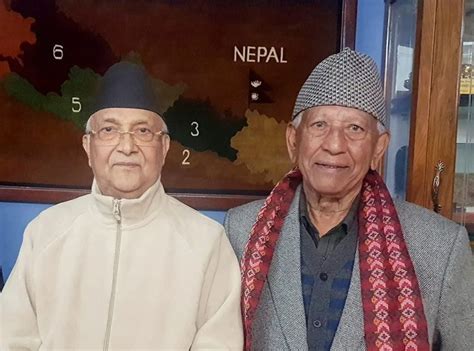ओली र अर्जुननरसिंहबीच बालकोटमा छलफल