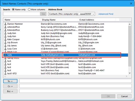 How To Hide Fax Number In Select Names List In Outlook