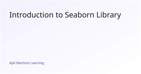 Introduction To Seaborn Library