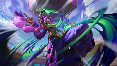Soul Fighter Nilah Lol Skin 4k 8k 9121k Wallpaper Iphone Phone