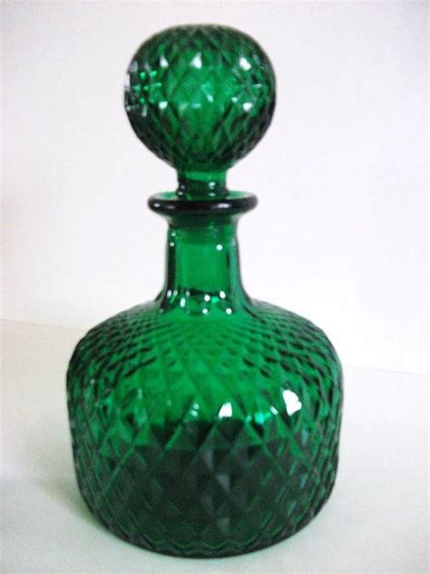 17 Best Images About Vintage Forest Greenemerald Green Glassware On