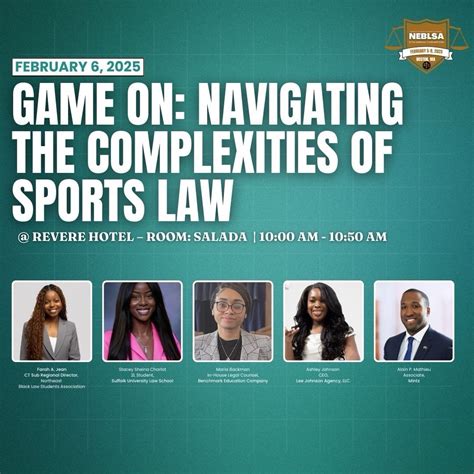Sportslaw Nillaw Neblsa Maria Backman Esq