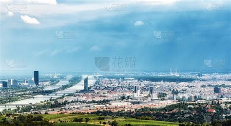 维也纳城市景观鸟瞰图