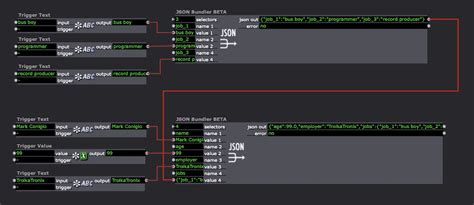 Using The Json Parser And Json Bundler Actors Troikatronix