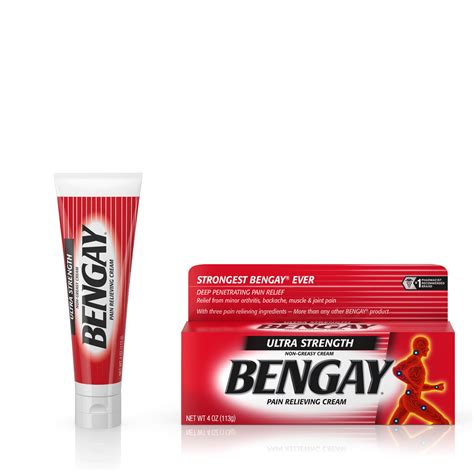 Ultra Strength Bengay Pain Relief Cream 4 Oz Walmart